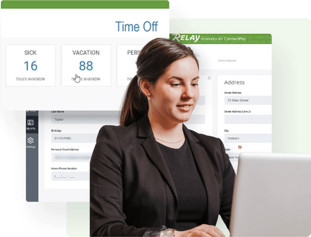 Relay Online Payroll Software Demo | ConnectPay